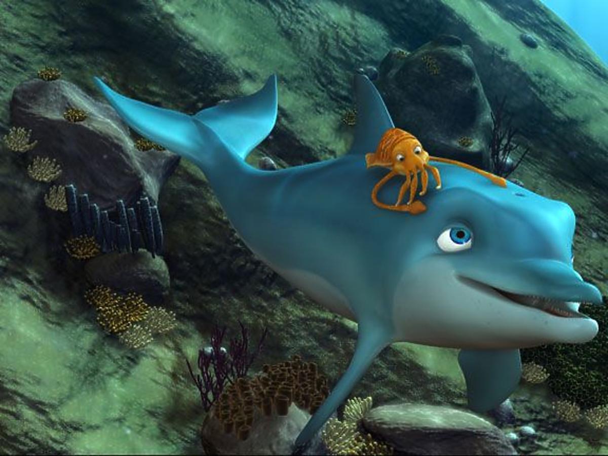 Kadry z filmu "Delfin Plum"